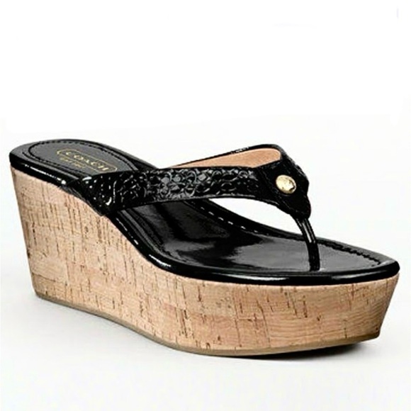 Coach | Shoes | Coach Jorgina Wedge Sandal | Poshmark